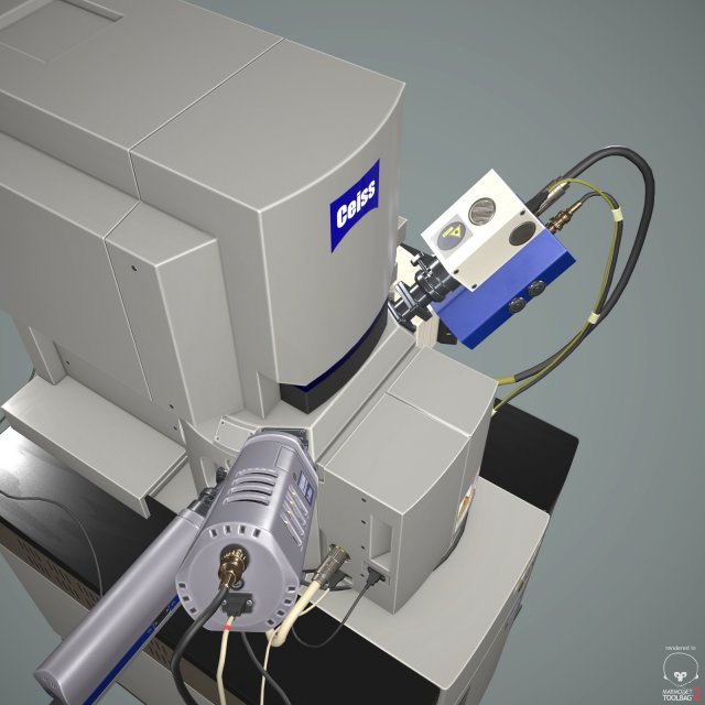 electron microscope 3D Model in Medical Equipment 3DExport