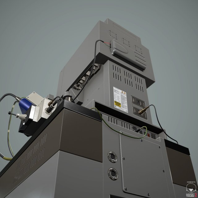 electron microscope 3D Model in Medical Equipment 3DExport