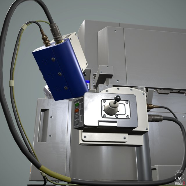 electron microscope 3D Model in Medical Equipment 3DExport