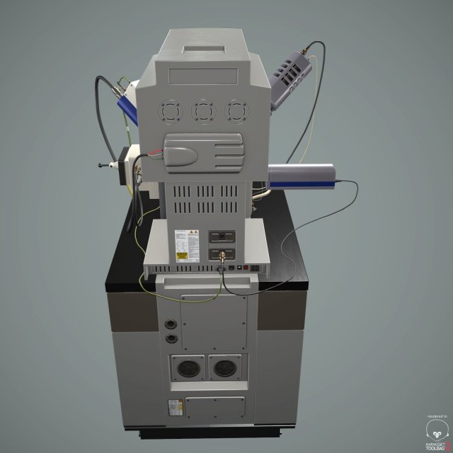 electron microscope 3D Model in Medical Equipment 3DExport