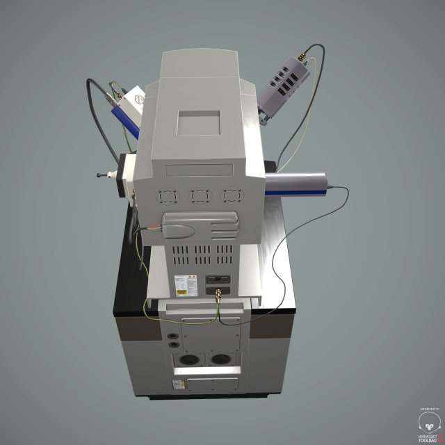 electron microscope 3D Model in Medical Equipment 3DExport