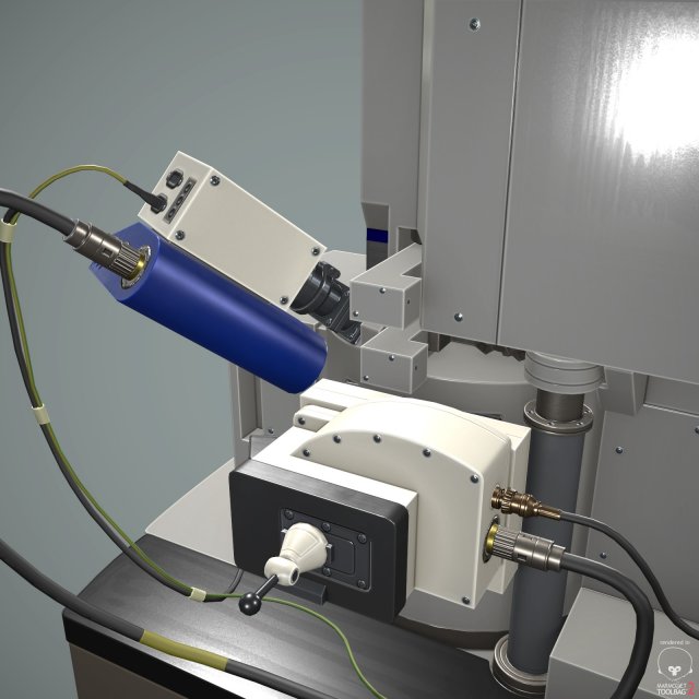 electron microscope 3D Model in Medical Equipment 3DExport