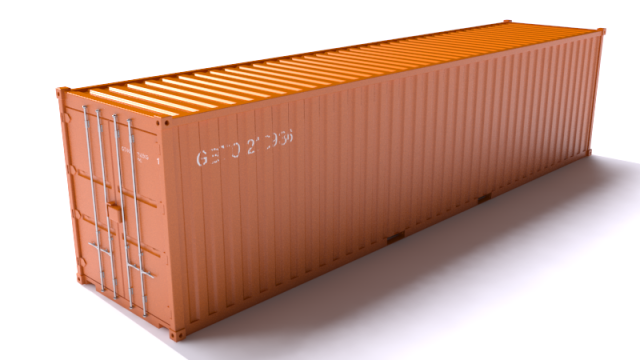 shipping container 3D Model in Shipping Containers 3DExport