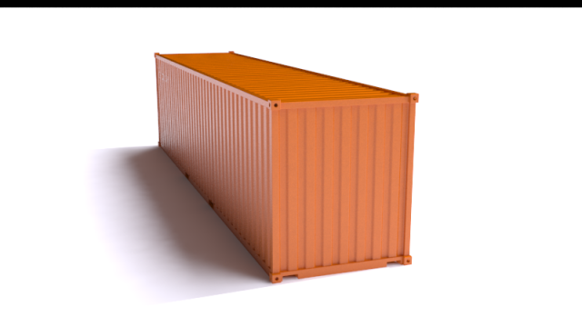 shipping container 3D Model in Shipping Containers 3DExport