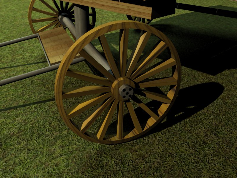 village cart 3D Models in Cart 3DExport