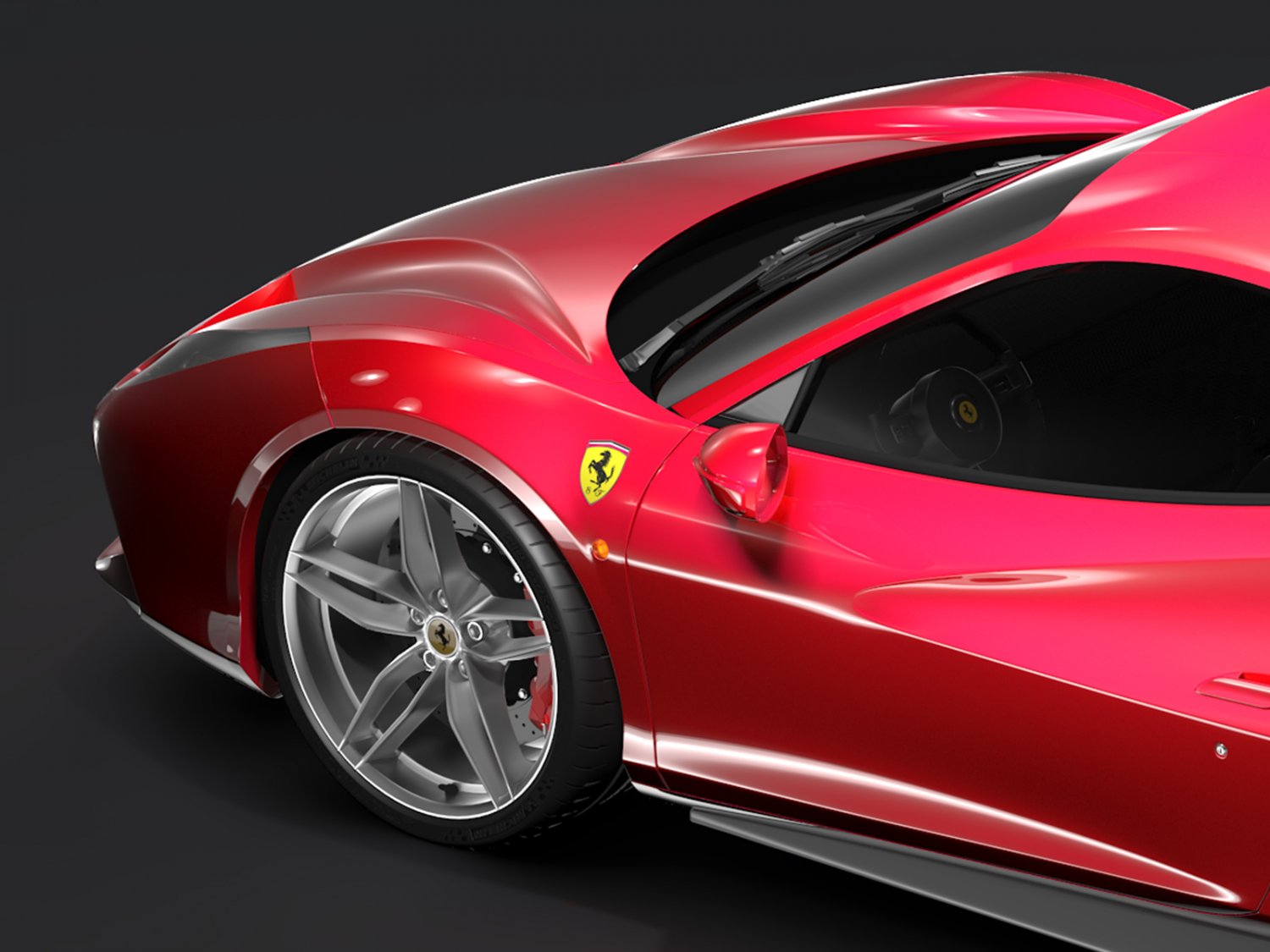 Ferrari GTB 488 2016 3D Model in Sport Cars 3DExport