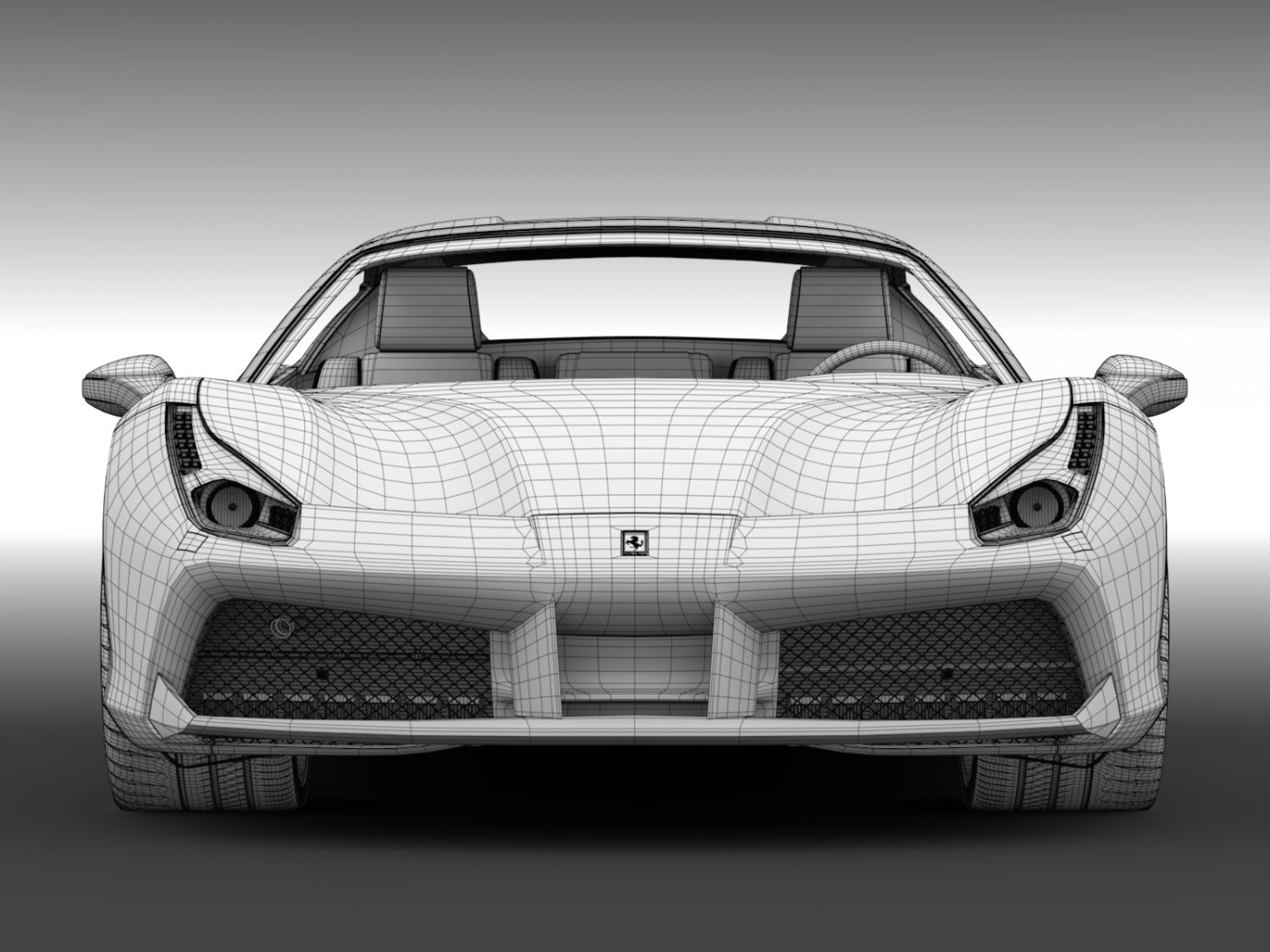 Ferrari 488 Spider 2016 3D Model in Sport Cars 3DExport