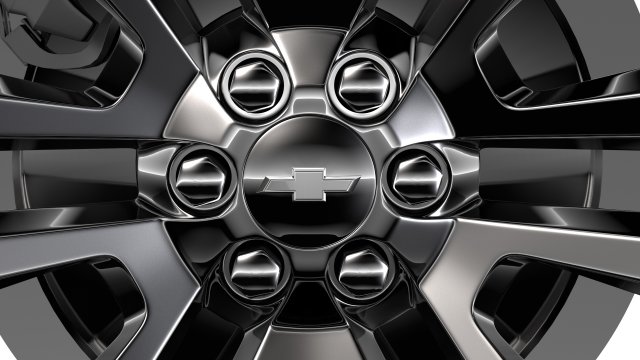 chevrolet silverado ltz wheel 2017 3D Model in Parts of auto 3DExport
