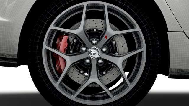HSV GTS R W1 Sedan 2022 wheel 3D Model in Parts of auto 3DExport