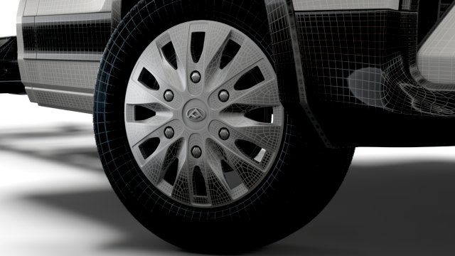 Maxus Deliver 9 Chassis 2022 wheel Model 3D in Parts of auto 3DExport