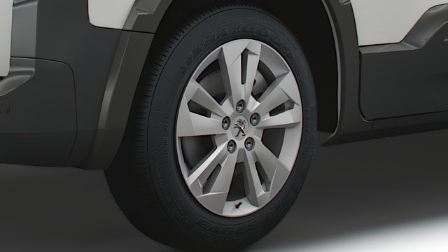 Peugeot Rifter 2020 wheel 3D Model in Parts of auto 3DExport