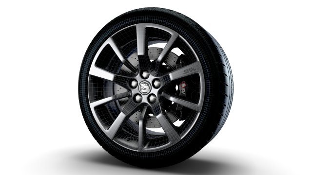 HSV SV wheel 3D Model in Parts of auto 3DExport