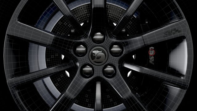 HSV SV wheel 3D Model in Parts of auto 3DExport