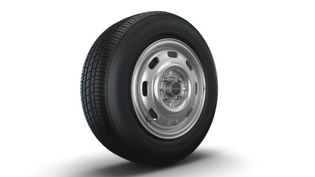 Mazda Miata wheel 3D Model in Parts of auto 3DExport