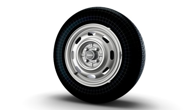 Mazda Miata wheel 3D Model in Parts of auto 3DExport