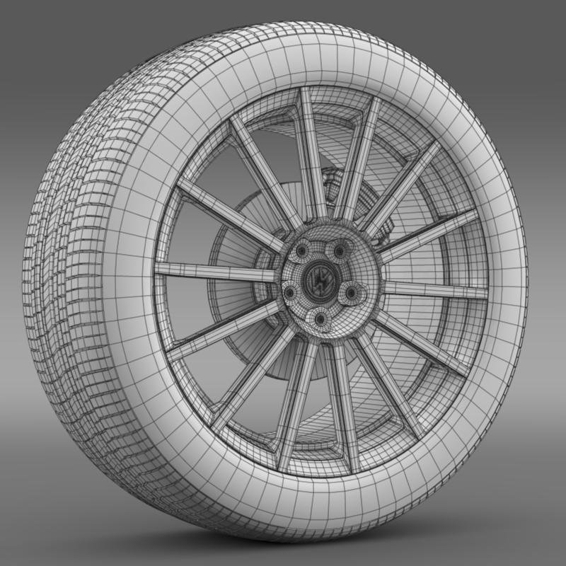 3d model wheels