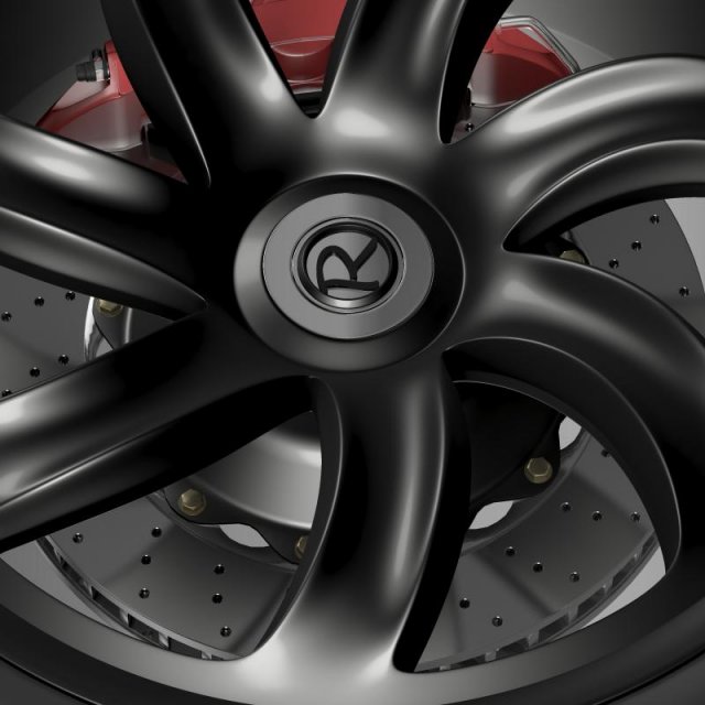 r spirit wheel 3D Model in Parts of auto 3DExport