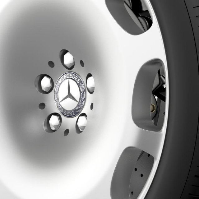 mercedes maybach wheel 3D Model in Parts of auto 3DExport
