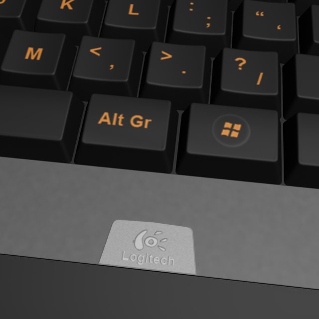 g15 logitech keyboard 3D Model in Computer 3DExport