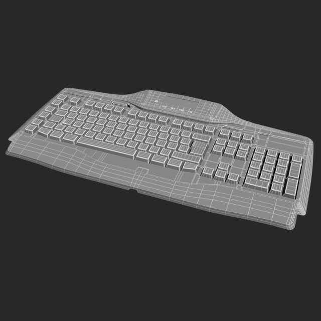 g15 logitech keyboard 3D Model in Computer 3DExport