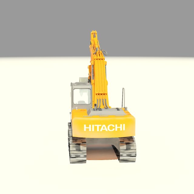hitachi crawler excavators zx 350 3D Model in Heavy Equipment 3DExport