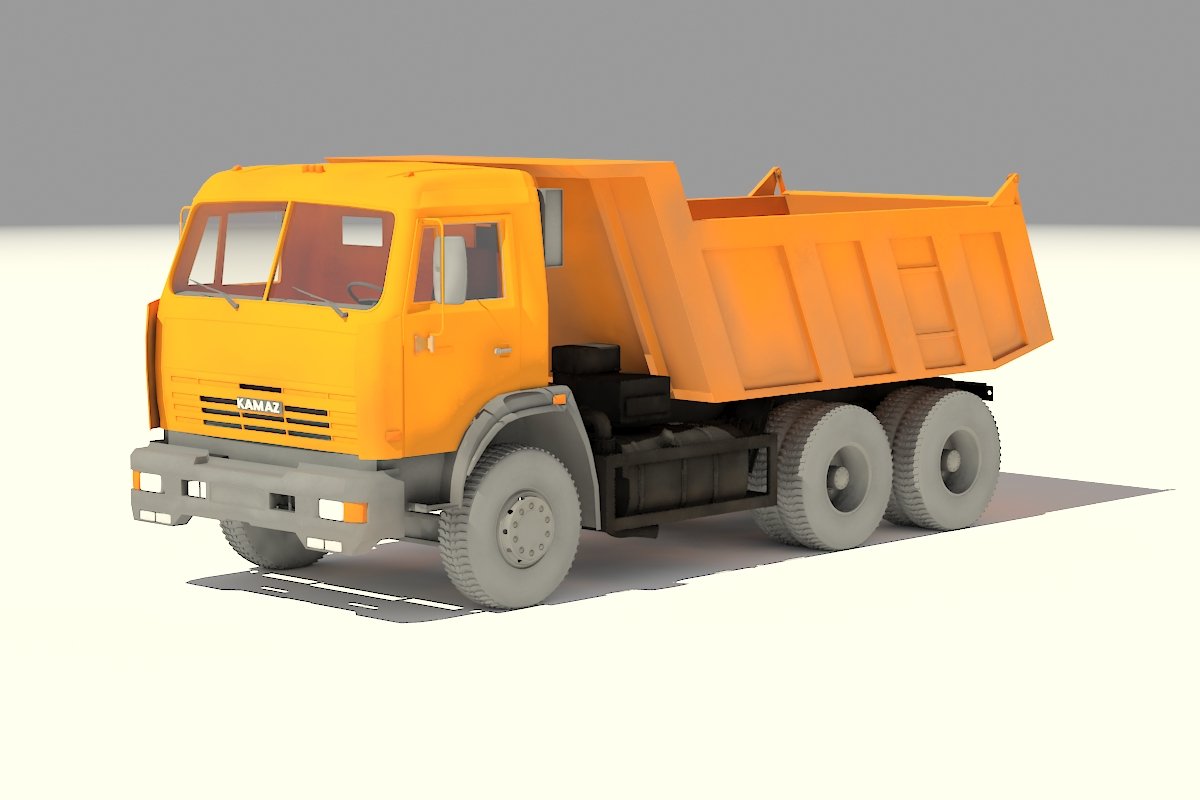 Kamaz 65115 3D Model in Truck 3DExport