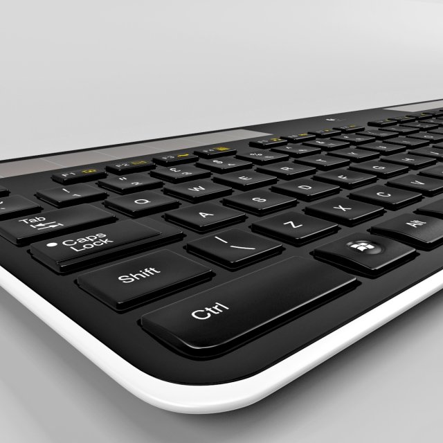 logitech solar keyboard k750 pc 3D Model in Computer 3DExport