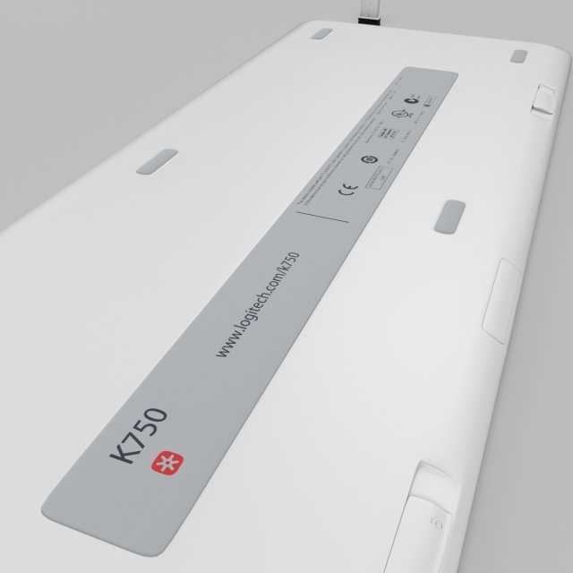 logitech solar keyboard k750 pc 3D Model in Computer 3DExport