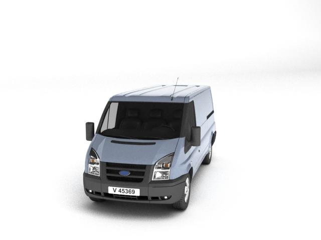 ford transit 3D Model in Van and Minivan 3DExport