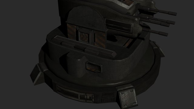 machine tower 3D Model in Artillery 3DExport