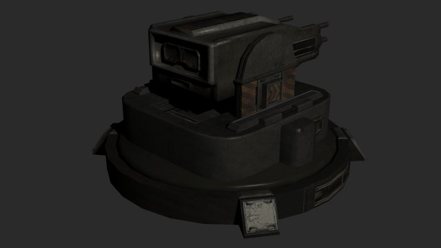 machine tower 3D Model in Artillery 3DExport