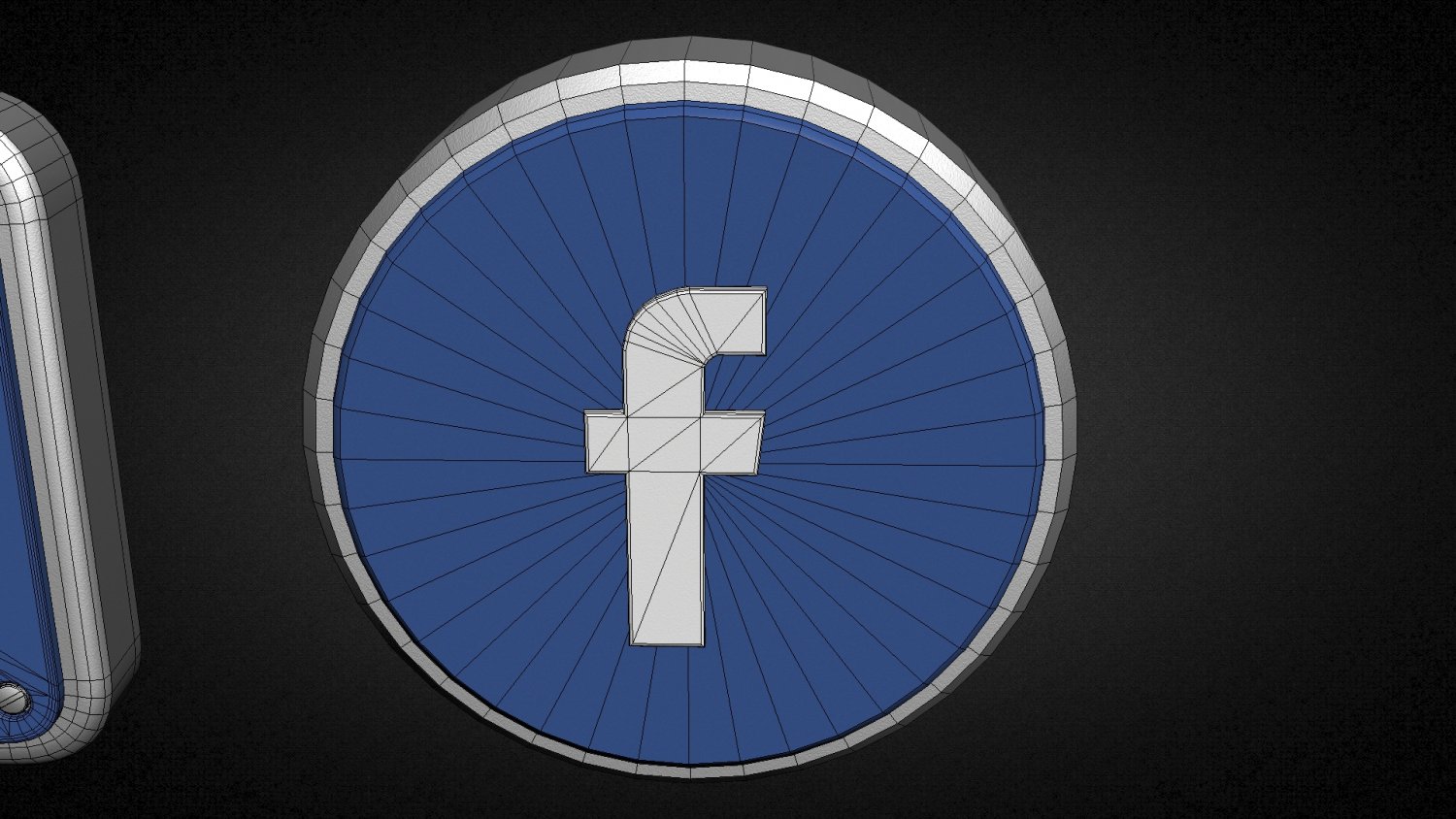 Facebook Logo Collection 3D Model in Other 3DExport