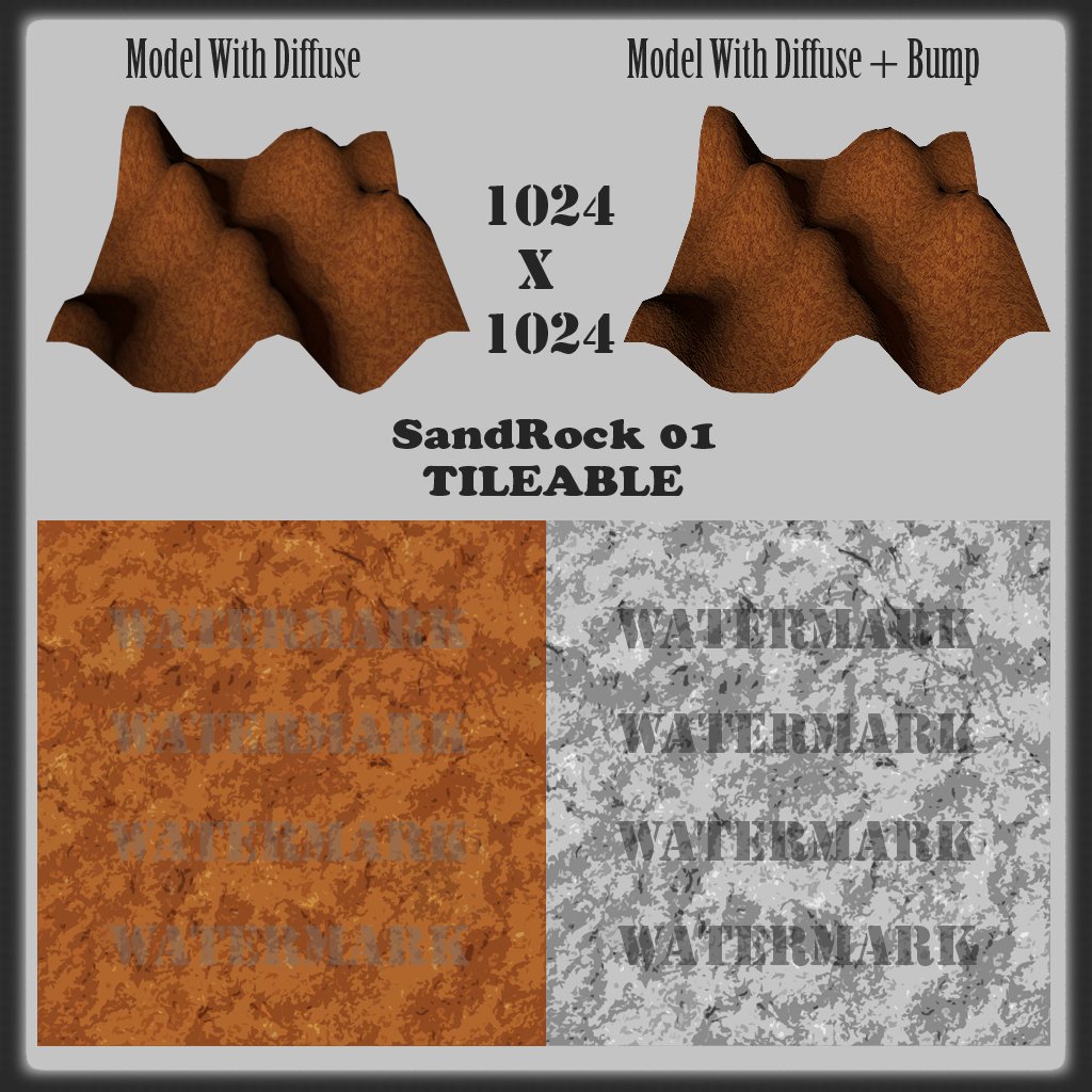 sand rock 01 toon tileable texture CG Textures in Ground 3DExport