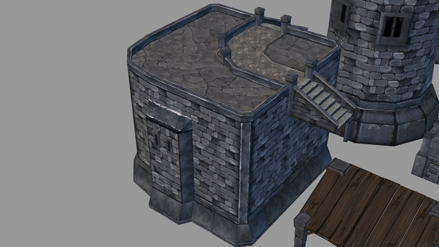 Medieval Castle Builder 3D Model in Environment 3DExport