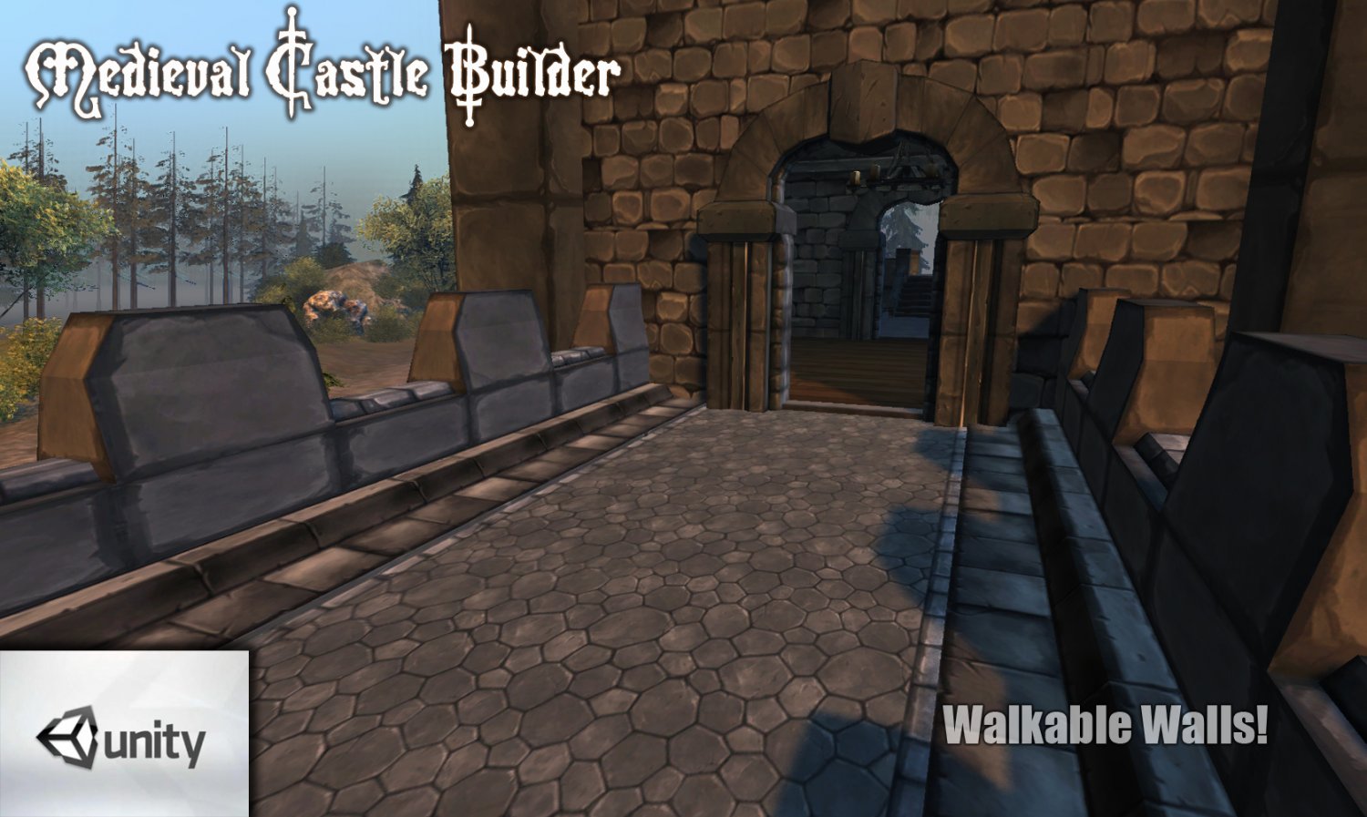 Medieval Castle Builder 3D Model in Environment 3DExport