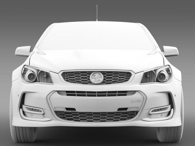 holden commodore ss vf series ii 2016 3D Model in Sport Cars 3DExport