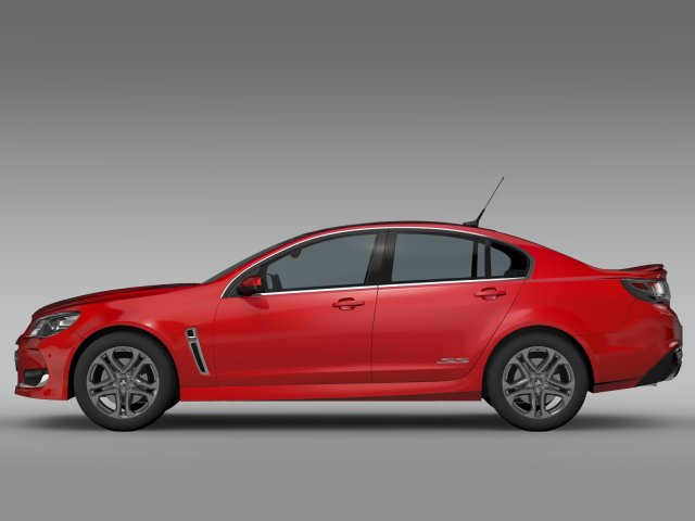 holden commodore ss vf series ii 2016 3D Model in Sport Cars 3DExport