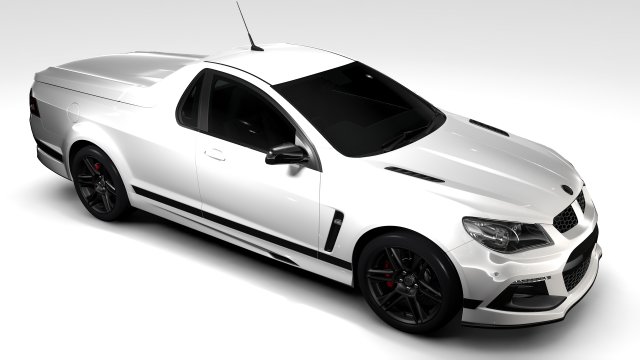hsv maloo r8 sv black gen f2 2016 3D Model in Compact Cars 3DExport