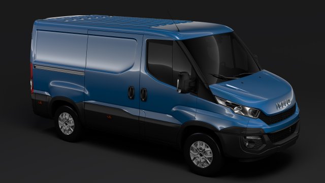 iveco daily van 2014-2016 l1h1 3D Model in Van and Minivan 3DExport