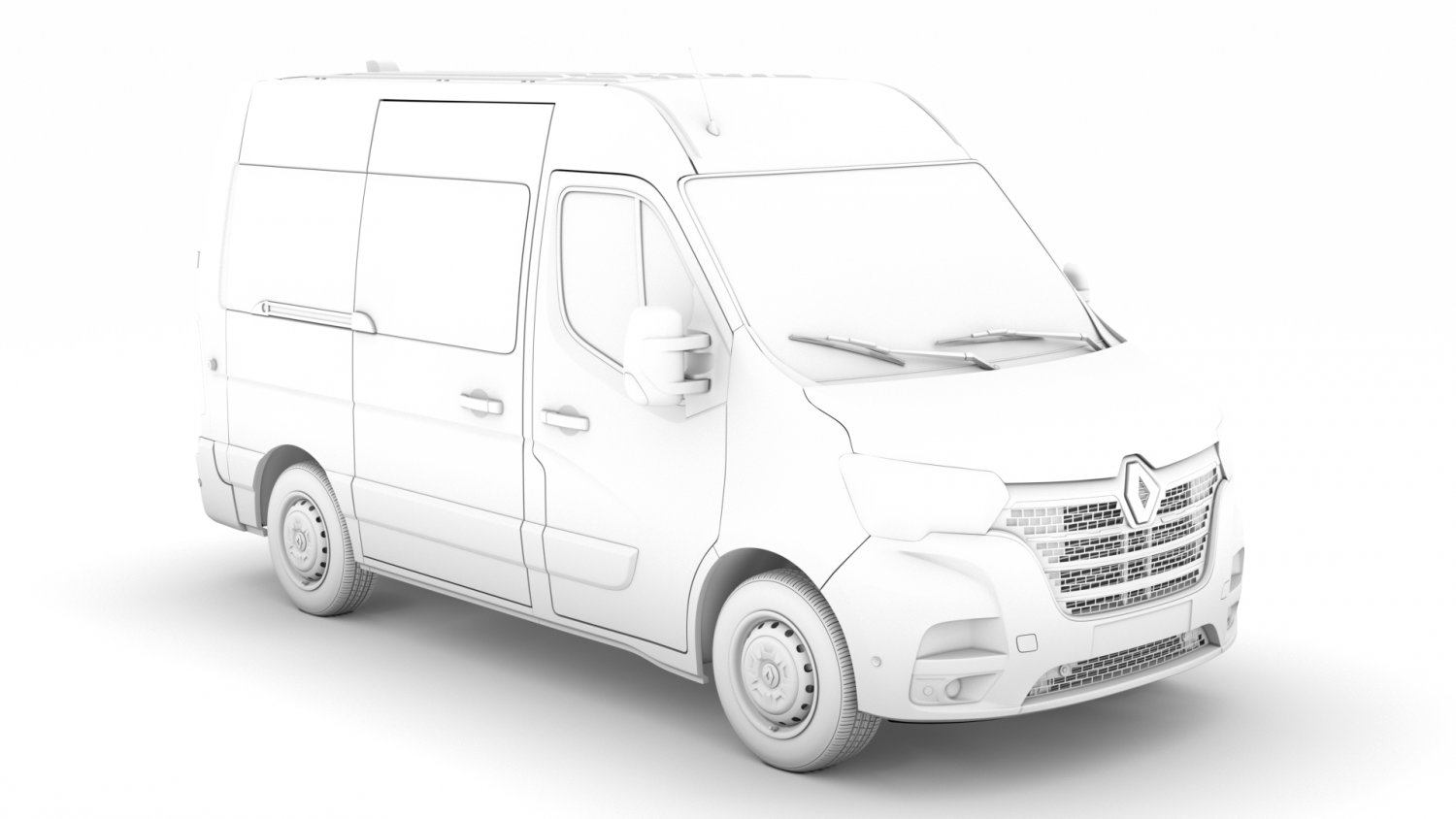 Renault Master L1H2 WindowVan 2020 3D Model in Bus 3DExport