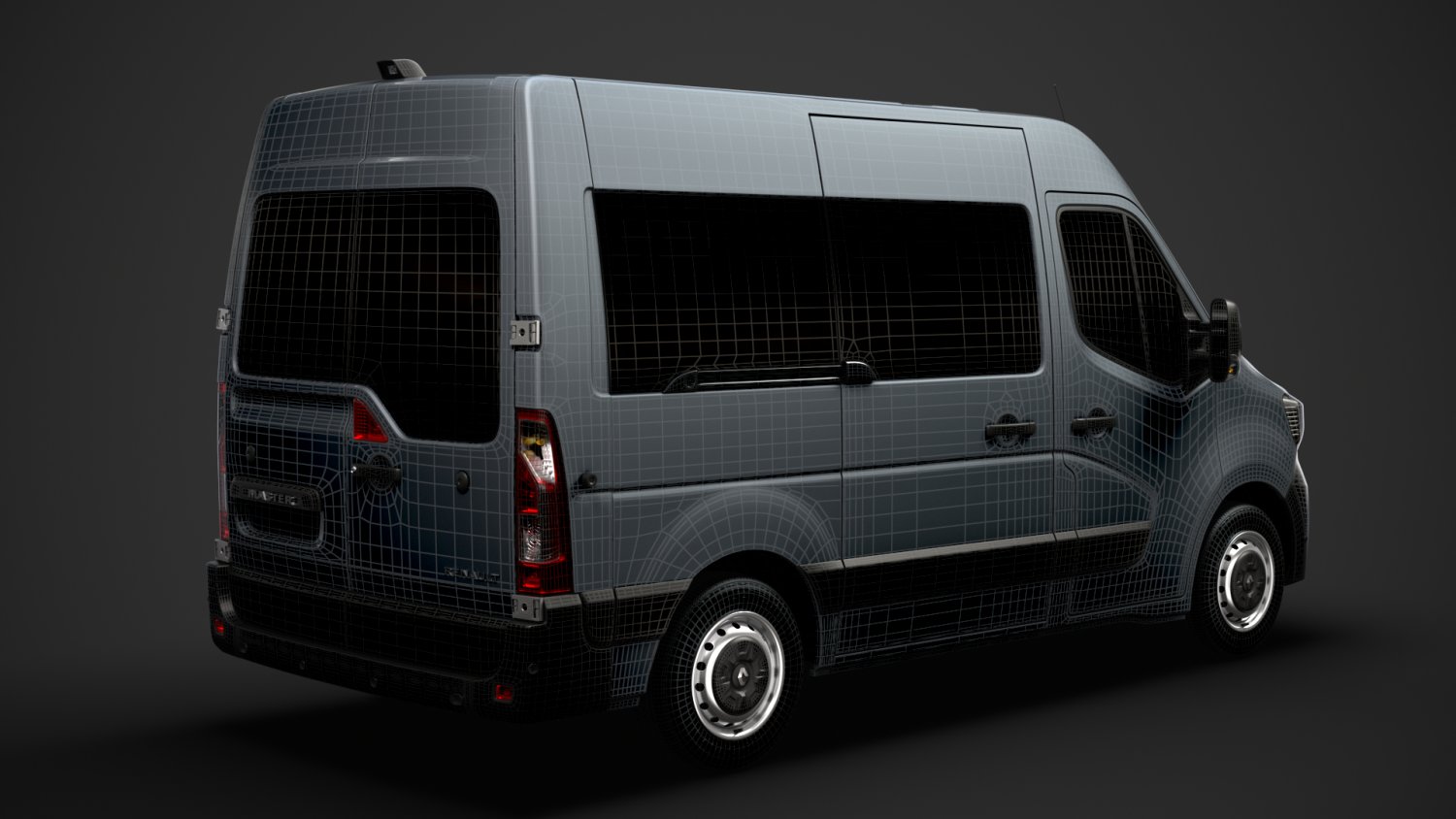 Renault Master L1H2 WindowVan 2020 3D Model in Bus 3DExport