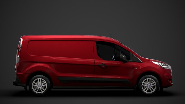 transit connect lwb 2020 3D Model in Van and Minivan 3DExport