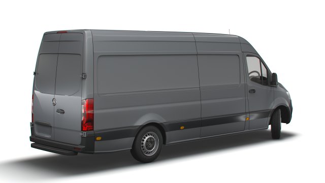 mercedes benz sprinter l3h2 rwd uk-spec 2020 3D Model in Van and ...