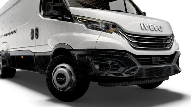 iveco daily van l5h2 2022 3D Model in Van and Minivan 3DExport