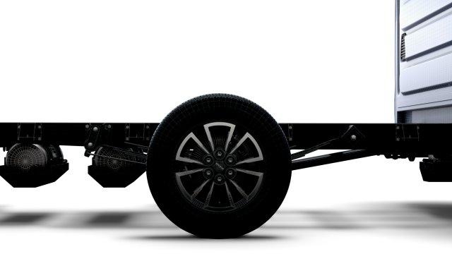 Iveco Daily Crew Cab L2 Chassis 2023 3D Model in Train 3DExport