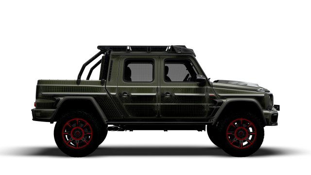 Brabus 900 XLP One of Ten 2023 3D Model in SUV 3DExport