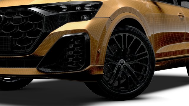 Audi Q8 55 TFSI quattro S line 2024 3D Model in SUV 3DExport