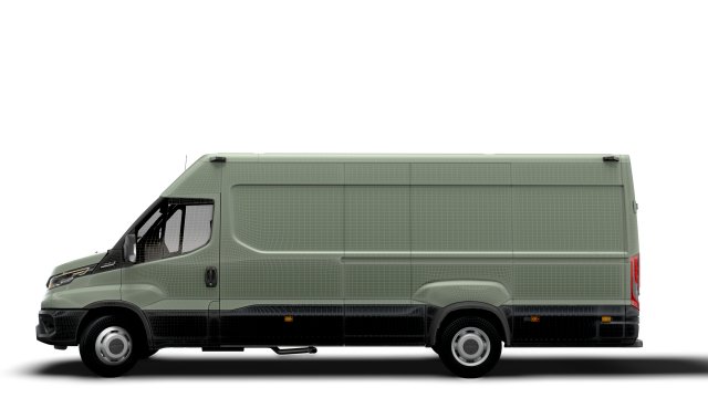 Iveco Daily Van L4H2 2024 3D Model in Van and Minivan 3DExport