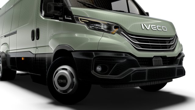Iveco Daily Van L4H2 2024 3D Model in Van and Minivan 3DExport