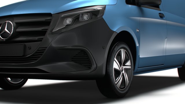 Mercedes Benz Vito Panel Van L2 2024 3D Model in Van and Minivan 3DExport